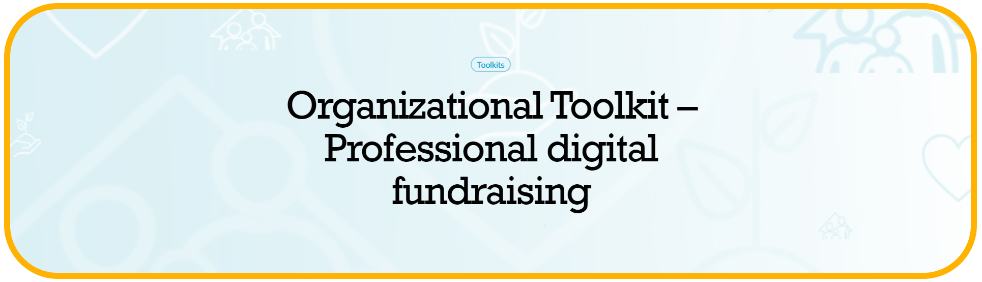 Professional Tools - Fundraiser Hub