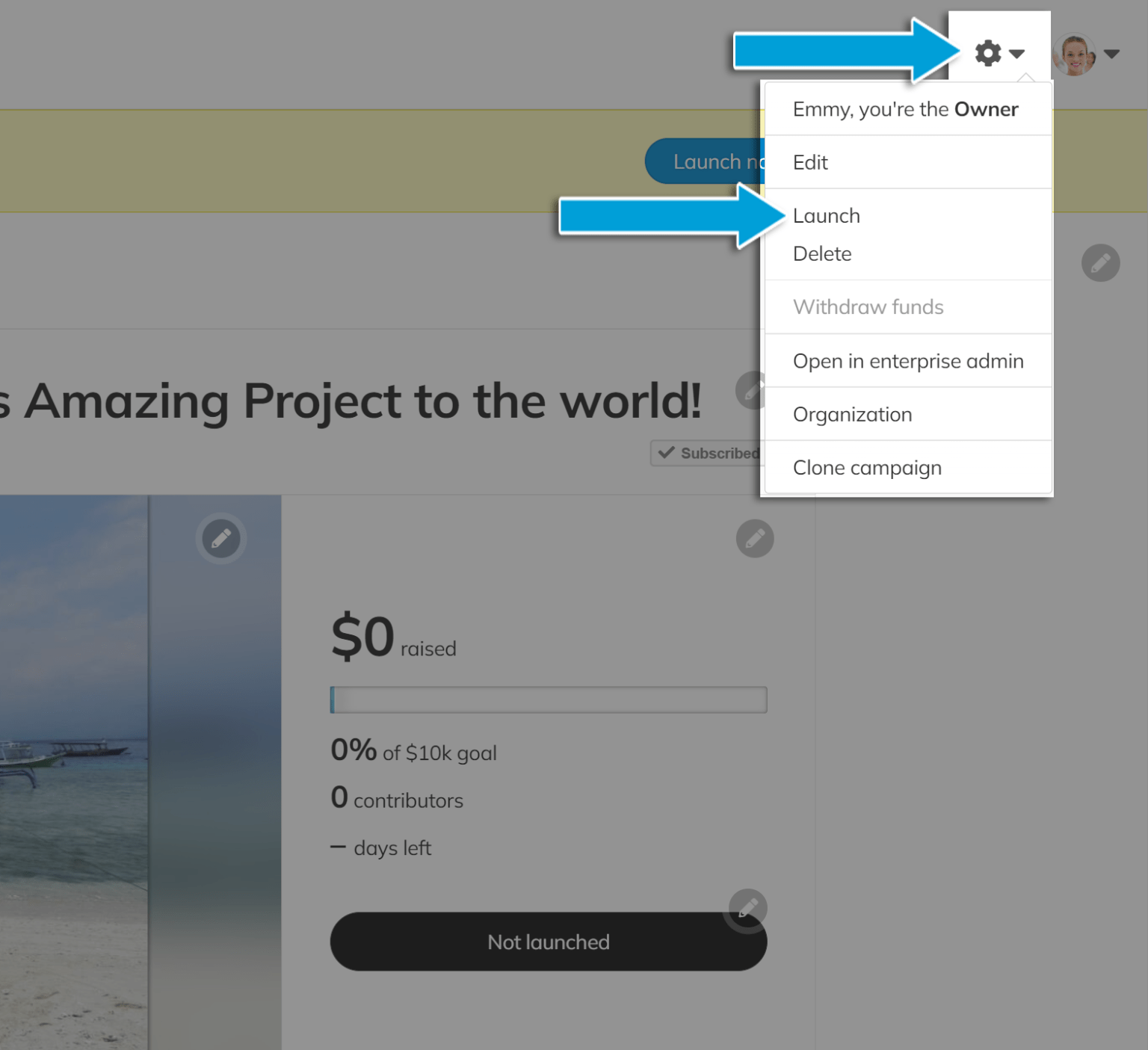 How to launch a campaign - ConnectionPoint Help Center