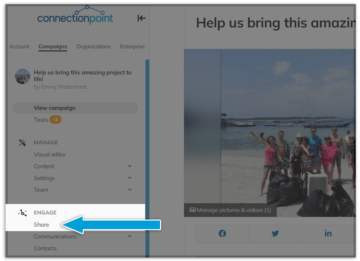 How to share a campaign - ConnectionPoint Help Center