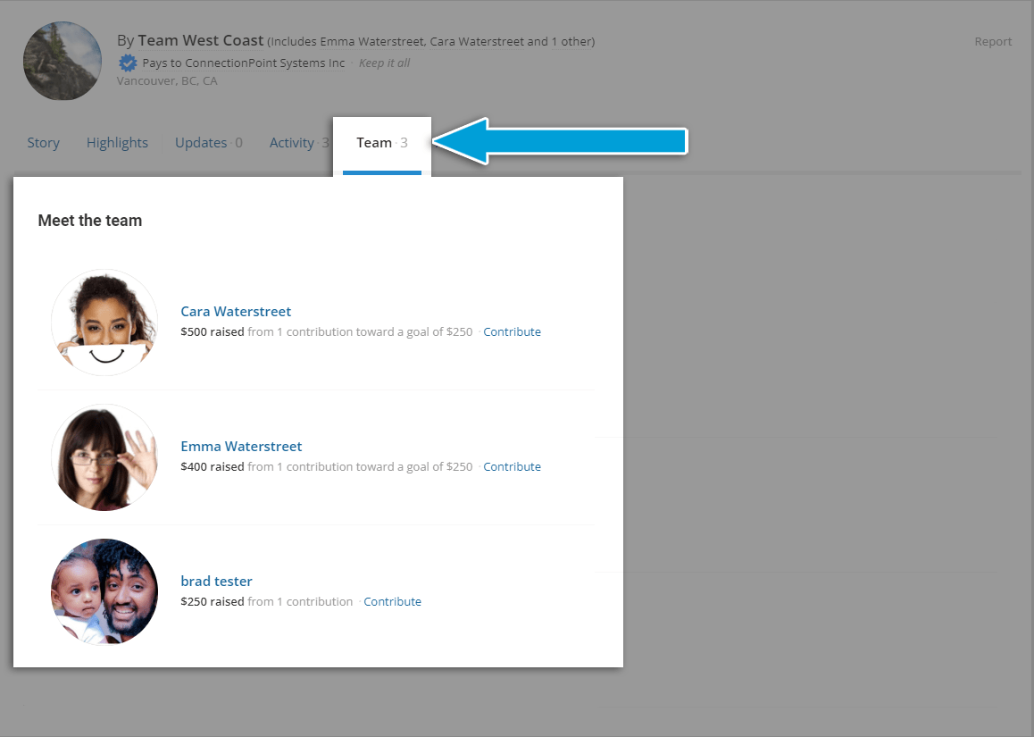 Contribution Tracking