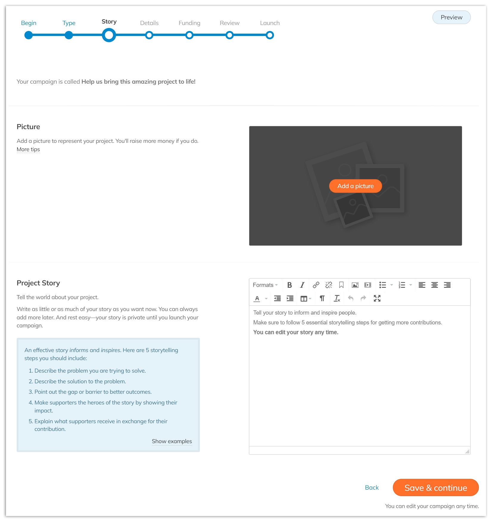 How to Create a Campaign