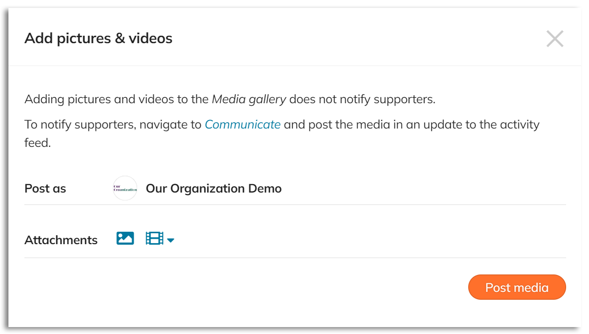 How to add or delete pictures & videos from the Media Gallery