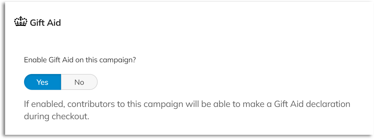 Apply Gift Aid to your campaign (UK organizations only)
