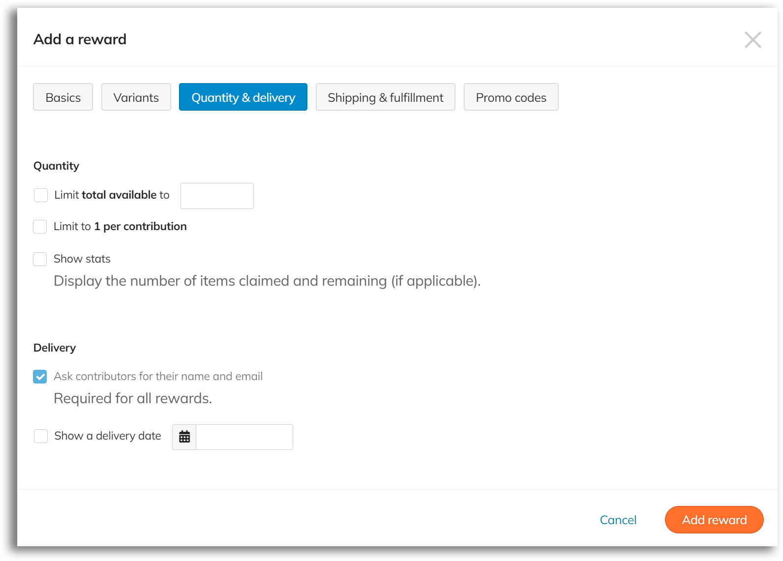 How to create a reward - ConnectionPoint Help Center