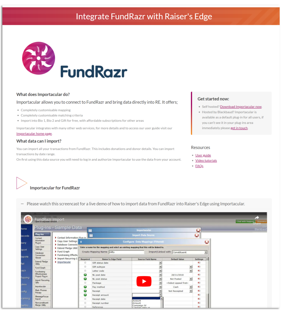 Raiser's Edge - ConnectionPoint Help Center
